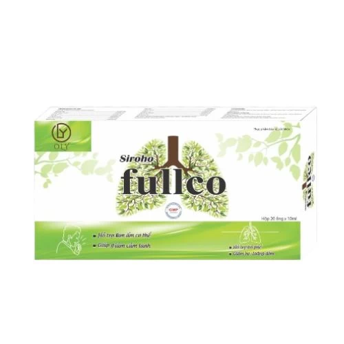 Siroho fullco - Hộp 20 ống x 10ml hỗ trợ bổ phế giảm ho